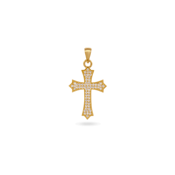 14K Noble Cross Pendant - IceLink